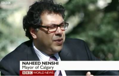 BBC Video Interview with Naheed Nenshi: High-profile Canadian Muslim ...