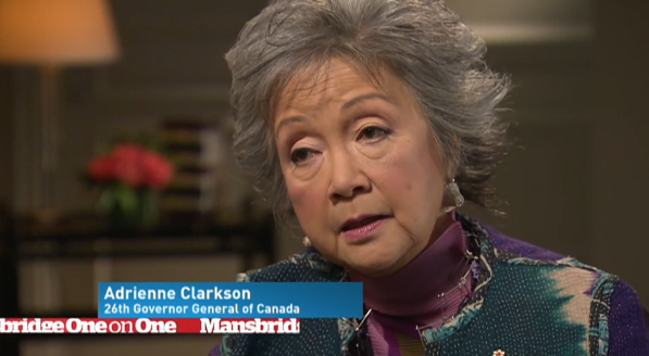 CBC | Mansbridge One on One with Adrienne Clarkson: Ismailis enrich ...