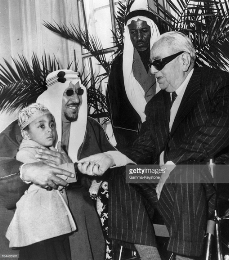 Historical Photograph: King Saud of Saudi Arabia & the 48th Ismaili ...