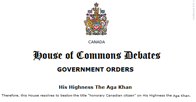 Today in History: Prime Minister Harper bestows the title “Honorary ...