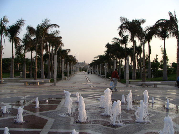 The fountains of Al Azhar Park, Cairo – Ismailimail