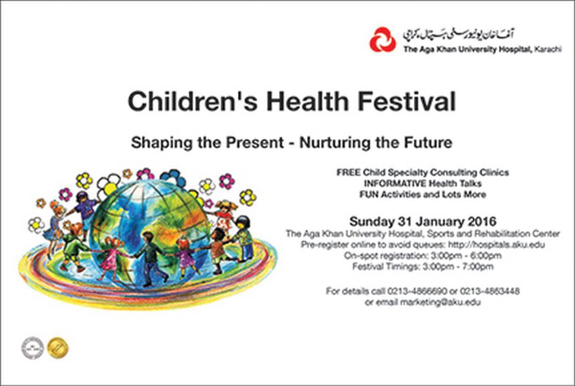 Children’s Health Festival at the Aga Khan University Hospital, Karachi ...