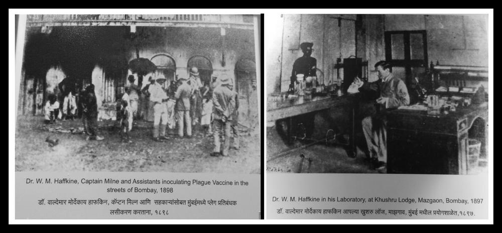 Historic photo of Dr. Waldemar Haffkine at Khushru Lodge owned by Aga ...