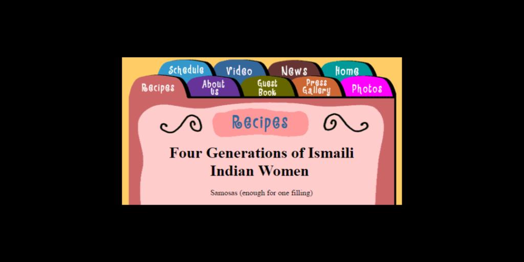 Samosa recipe from ‘Four Generations of Ismaili Women’ as featured on ...