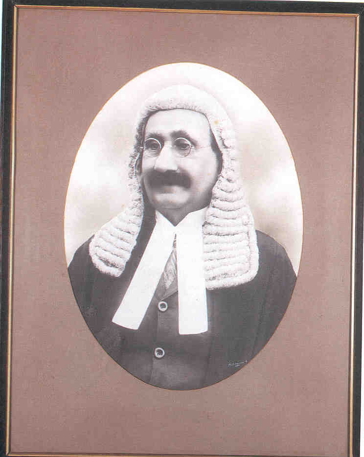 Former Ismaili Mayor of Bombay, Portrait of Sir Ibrahim Rahimtoola ...