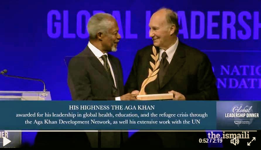 Video Highlights: Champion for Global Change Award for His Highness the ...