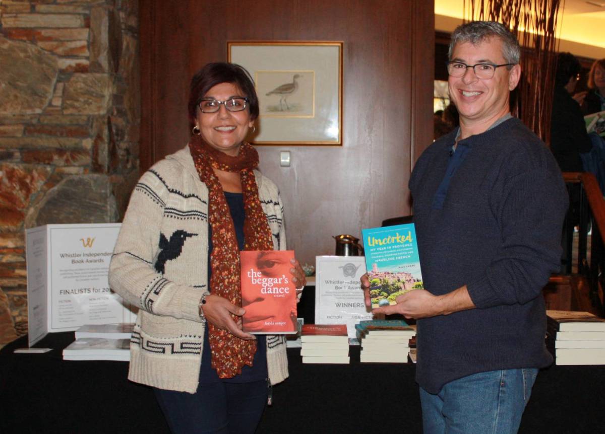 Farida Somjee receives 2017 Fiction Award at the 16th Annual Whistler ...