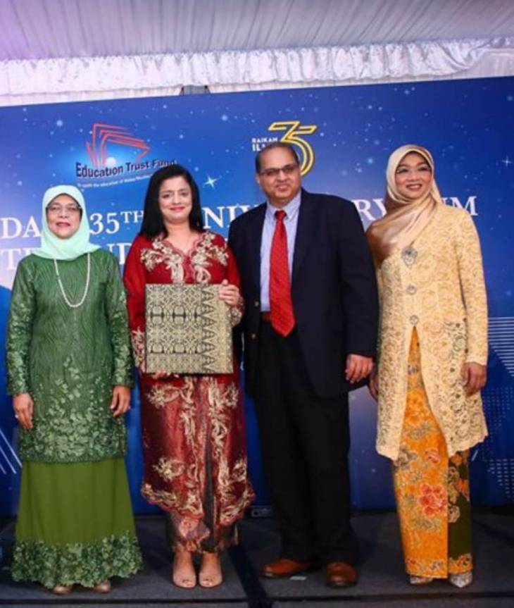 Dr Reshma and Professor Aziz Merchant Receive ‘Partner of Mendaki ...