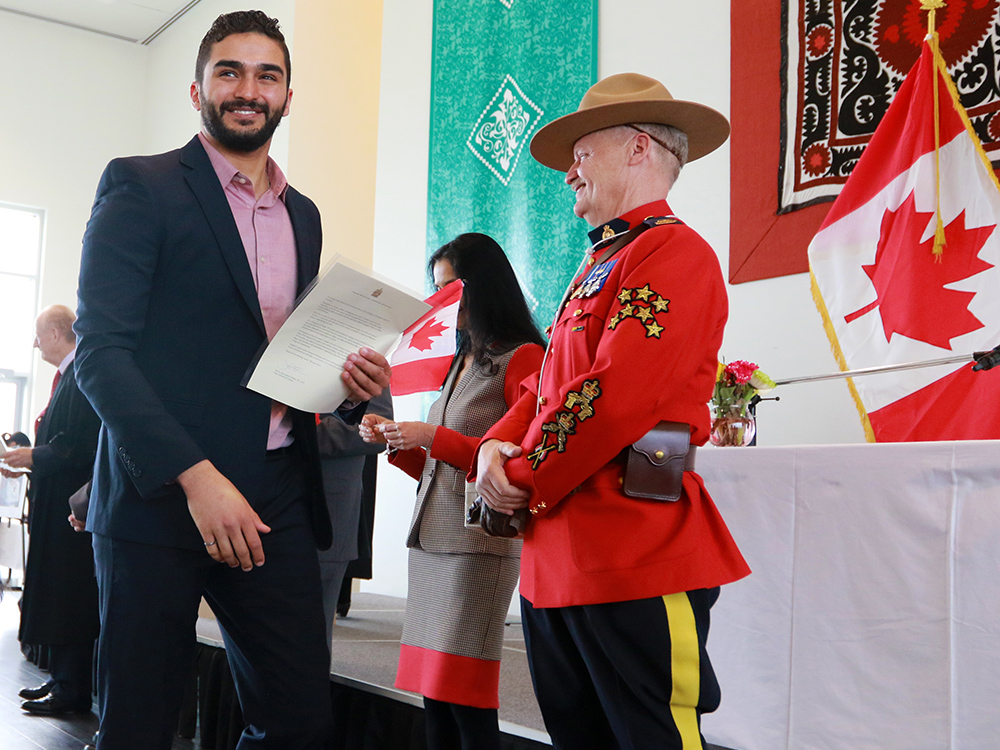 Fifty new citizens were welcomed to Canada during a ceremony at Calgary ...