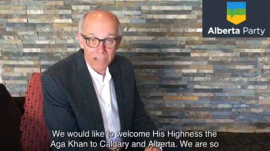 Alberta Party Leader Stephen Mandel welcomes His Highness the Aga Khan ...