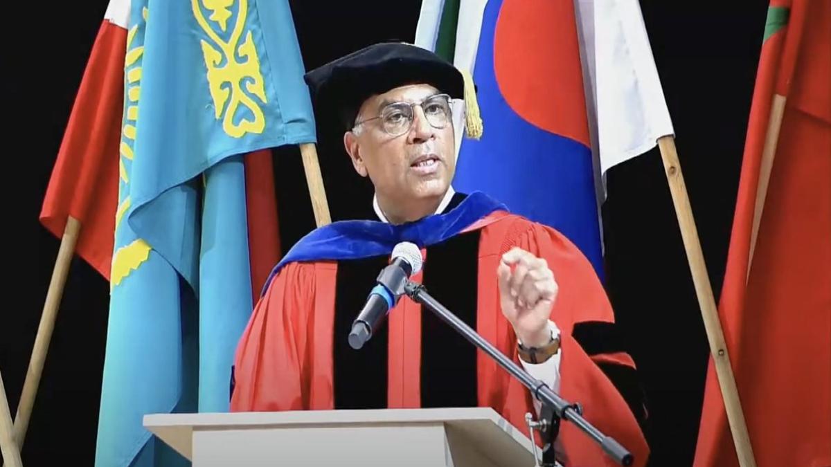 Karim Aly Kassam Delivered the Commencement Address at the American ...